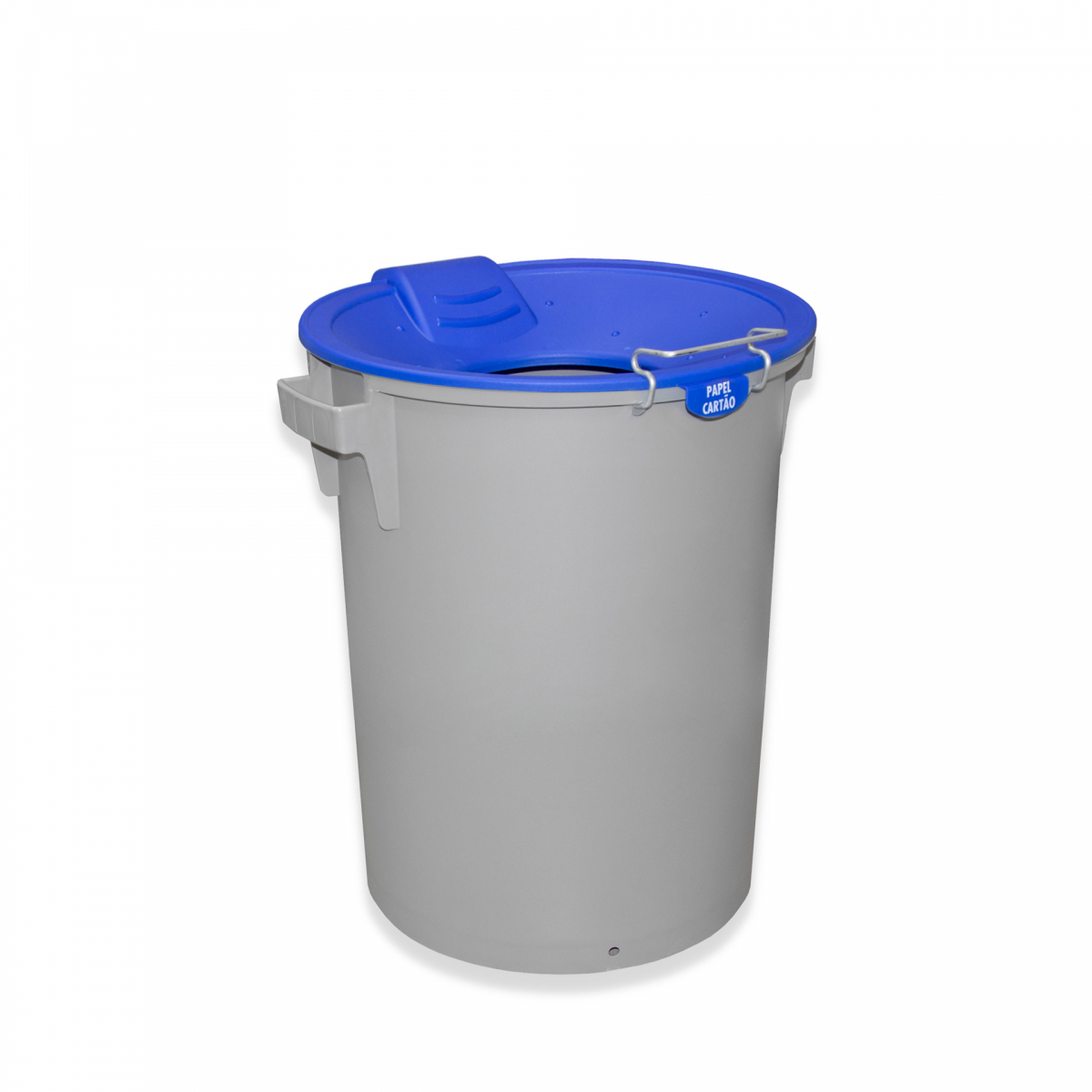 Contentor Eco Cinzento com Tampa Funil Azul 52l 48X50X56cm - 52.05.01 ...
