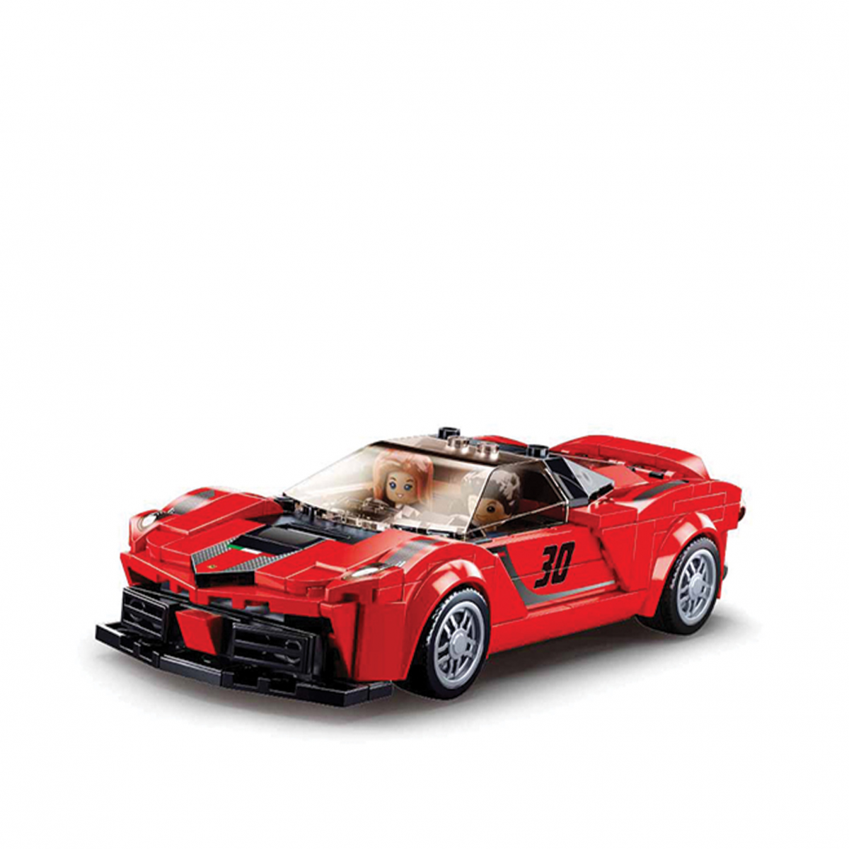 Model Bricks Racing Car 262 Peças - 64.02.05.1235.0048-Vermelho ...