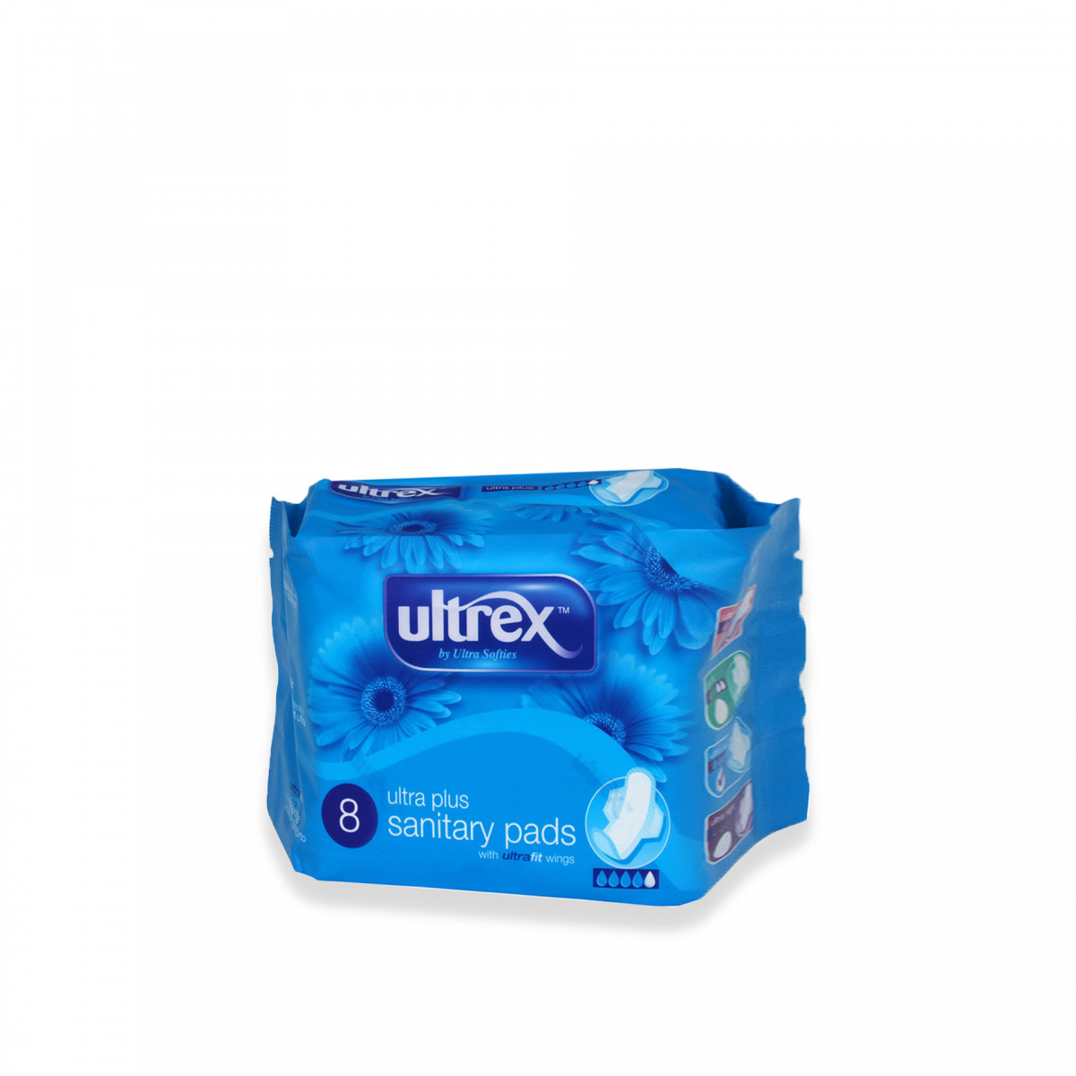 Pensos Higiénicos Ultrex Ultra Plus Pack 8 - 57.02.13.0253.0002-Branco ...