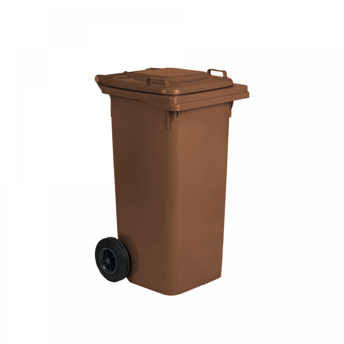 Contentor Lixo Com Rodas Castanho 120l 55X50X94cm - 52.05.01.1543.0002 ...